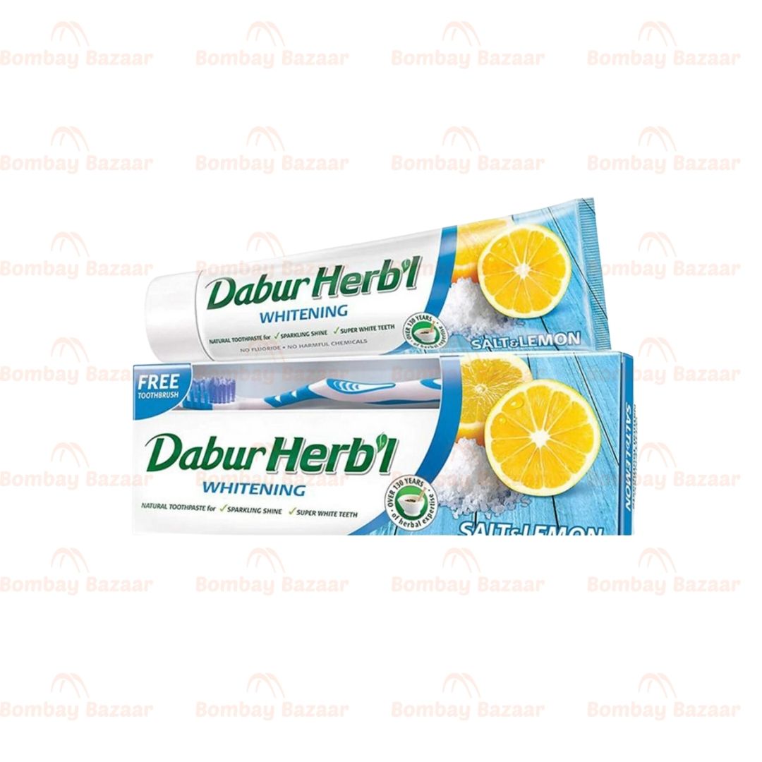 DABUR HERBAL SALT & LIME TOOTHPASTE 150G – Bombay Bazaar | Indian ...